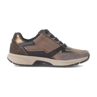 Gabor Rollender Sneaker - Braun Wildleder - - Shoes - Damen - Braun - 35 1/2 EU