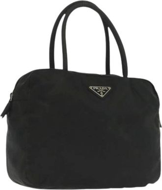 Prada Pre-owned Nylon sacs-main - Femme - Pre-owned - Noir - Taille: ONE Size
