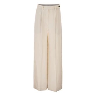 Brunello Cucinelli Weite Hosen - - Trousers - Damen - Beige - XS