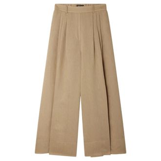 Mes Demoiselles... Femme, Pantalons, Brun, Taille: 36 FR Pantalon Large Camel Style Sissy