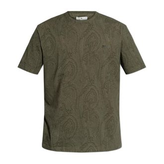 Etro T-Shirt mit Muster - - Tops - Herren - Gr&uuml;n - XL
