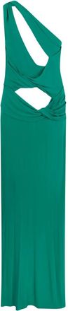 Alberta Ferretti Femme, Robes, Vert, Taille: 34 FR Longue Robe asym&eacute;trique avec d&eacute;coupe