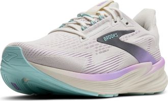 Brooks Damen Revel 8 Sneaker, Coconut/Purple Rose/Clearwater, 39 EU