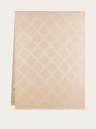 Ferragamo Damen Stola Gancini Jacquard Rosa