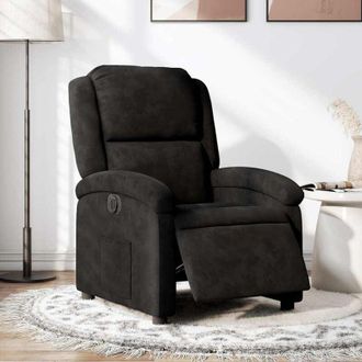 vidaXL Fauteuil inclinable électrique noir velours - Vidaxl