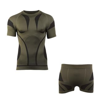 Mil-Tec Performance Funktionsunterw&auml;sche Herren (Kurz, XXL/3XL) - Atmungsaktives & w&auml;rmendes Thermounterw&auml;sche Set - Elastische Sportunterw&auml;sche oder Skiunter