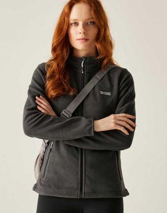 Regatta Floreo IV - Kuschelige Fleecejacke in Aschgrau mit Rei&szlig;verschluss