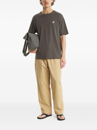 Maison Kitsun&eacute; Dreaming Fox T-Shirt - Charcoal