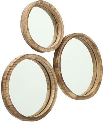Wadiga Wadiga - Ensemble de miroirs ronds jones, lot de 3