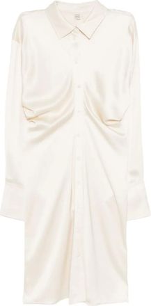 Toteme robe-chemise souple - Tons neutres
