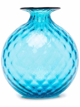 VENINI vase Monofiori Balloton - Bleu