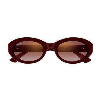 Cartier CT0588S003 Sunglasses - Burgundy