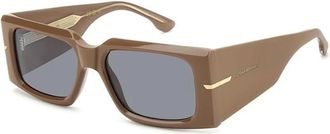 Victoria Beckham unisex, Accessoires, Brun, Taille: 55 MM Vb7008/S Lunettes de soleil