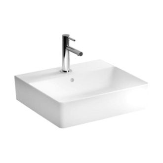 Vitra Vitra Nuo Keramik-Wandwaschbecken 50x44x12.5 cm, Loch f&uuml;r Mischbatterie, weiss (7431-003-0001)