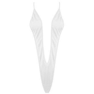 TiaoBug Nimiya Femme Maillot de Bain 1 Piece Bikini Femme Lingerie Nuit Jockstrap Ouvert Fesse Sexy Body String Plage Vacances Été Costume Natation Piscine Ma