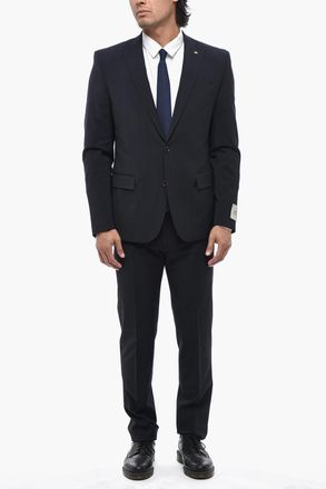 Corneliani CC COLLECTION Anzug aus Stretch-Schurwolle mit Pattentaschen Corneliani