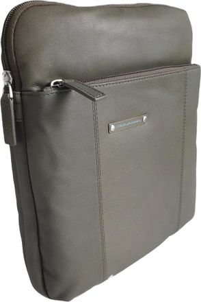 Piquadro Homme, Sacs, Vert, Taille: ONE Size Borsello organizzato porta iPad/iPad Air