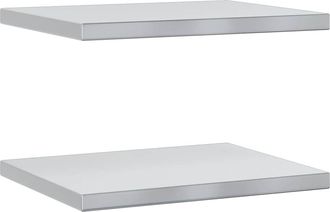 Generic Wandregale 2 St&uuml;ck, Schwebende Aufbewahrung aus Edelstahl, Schlanker Dekorativer Display-Organizer f&uuml;r Wohnzimmer, Schlafzimmer, Badezimmer und K&uuml;che 