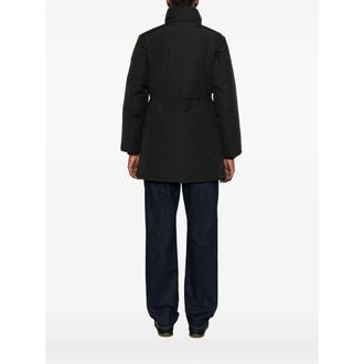 Canada Goose Padded Drawstring Hood Down Jacket - Black