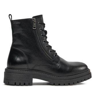 Geox Schn&uuml;rstiefeletten Geox D Iridea F D16HRF 00043 C9999 Schwarz