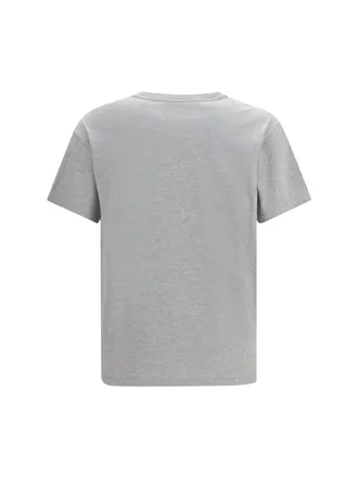 Vivienne Westwood Mens Classic Orb T-Shirt Grey Melange Cotton T-Shirts And Polos