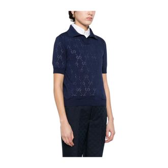 Gucci Damen, Oberteile, Blau, MGr&ouml;&szlig;e