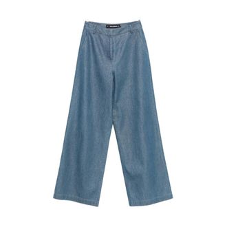 Karl Lagerfeld Femme, Jeans, Bleu, Taille: 36 FR Wide Jeans