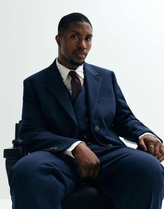 Asos ASOS ADAPTIVE blazer slim bleu marine