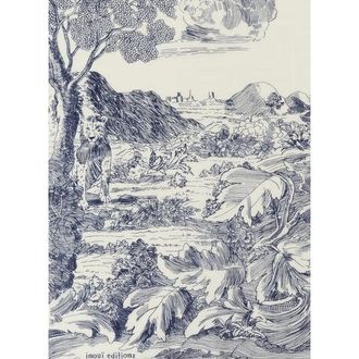 Inou&iuml; Editions Foulard imprim&eacute;s fleuris en laine