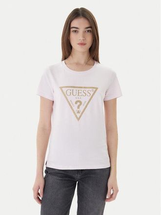 Guess T-Shirt W4RI69 J1314 Rosa Regular Fit