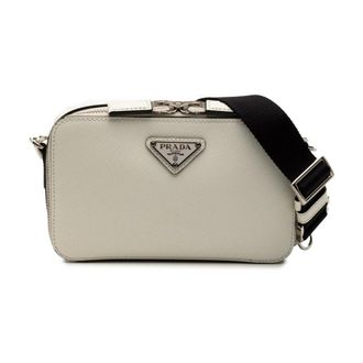 Prada Sac bandouli&egrave;re doccasion - Femme - Pre-owned - Blanc - Taille: ONE Size