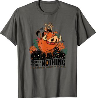Disney The Lion King 30th Timon Pumbaa Worried Bout Nothing T-Shirt