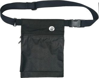Plan B Gürteltasche, Basic, 27 x 20 cm, aus 2 Taschen und Verstellbarer Gürtel, Schwarz