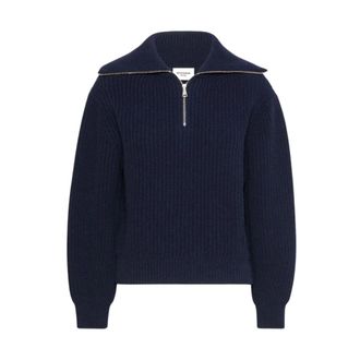 Max Mara Damen, Strickwaren, Blau, MGr&ouml;&szlig;e