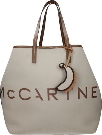 Stella McCartney Stella Mc Cartney Femmes Sacs &agrave; bandouli&egrave;re Tissu Beige/Marron