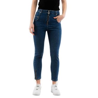 Moschino Femme, Jeans, Bleu, Taille: W27 Cropped Jeans