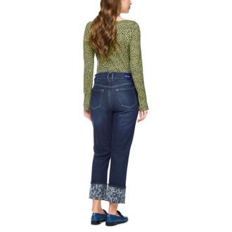 Marc Cain Femme, Jeans, Bleu, Taille: 44 FR Fendou Jeans &eacute;vas&eacute;s
