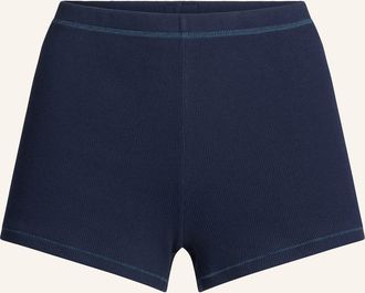 SKIMS Skims Lounge-Shorts Cotton Rib blau