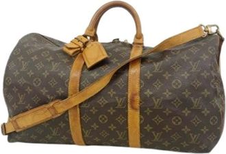 Louis Vuitton unisex, Pre-owned, Brun, Taille: ONE Size Pre-owned Keepall Bandouli&egrave;re 50