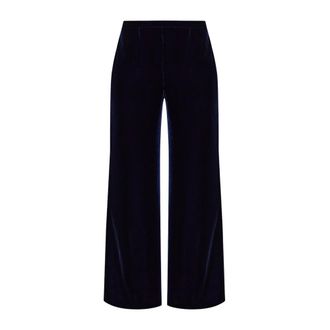 Forte_Forte My Pants Samt Marlenehose - - Trousers - Damen - Blau - M