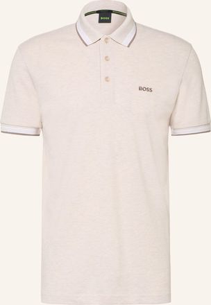 HUGO BOSS Piqu&eacute;-Poloshirt Paddy Curved Regular Fit weiss