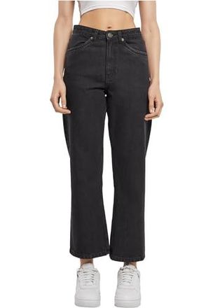 Urban Classics Pantalon en Denim pour Femme, Noir délavé, W26