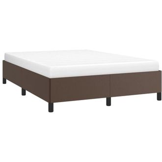 vidaXL Cadre de lit sans matelas marron 140x190 cm similicuir vidaXL