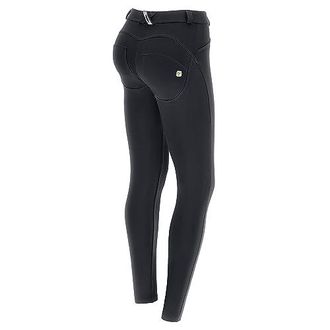 Freddy WR.UP Pantalon push-up WR.UP taille haute en coton biologique, Noir, Large