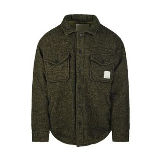 Emporio Armani New York Capsule Collection Boucl&eacute; Blouson aus Wollmischung - - Jackets - Herren - Gr&uuml;n - S