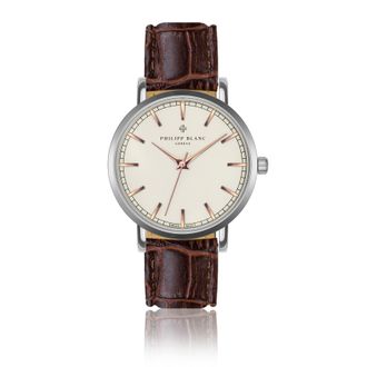 Philipp Blanc Brown Croco Uhren