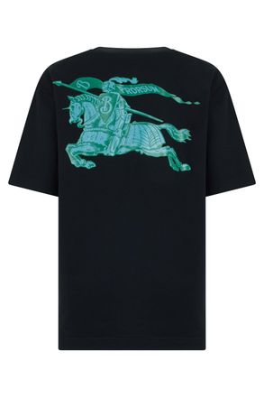 Burberry Mens T-Shirt Black Cotton T-Shirts And Polos