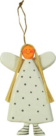 Guru Shop Schutzengel, Weihnachtsengel, Christbaumschmuck, Dekoengel, Weiß