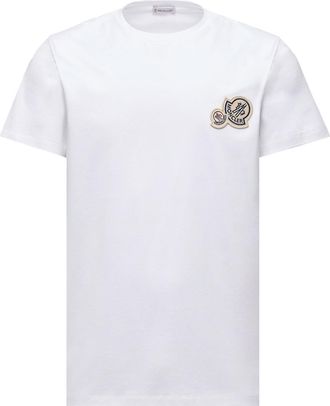 Moncler Double Logo Patch Cotton T-Shirt