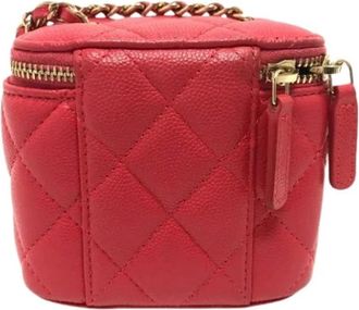 Chanel Sac Vanity Mini d&eacute;paule Pre-owned - Femme - Pre-owned - Rose - Taille: ONE Size